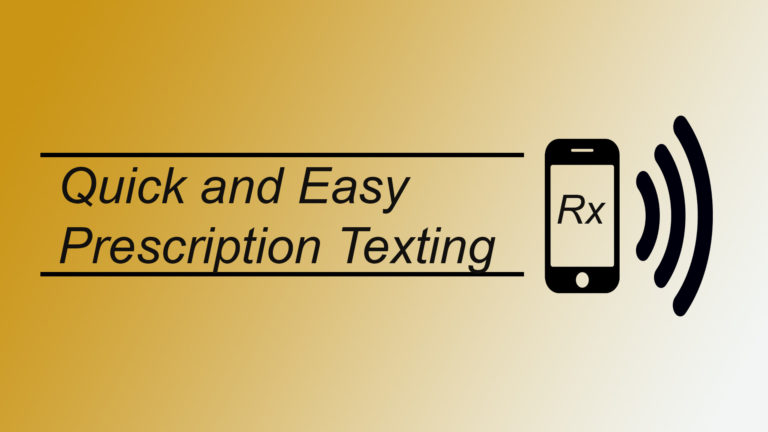 Quick and Easy Prescription Texting – QuickSCRIP